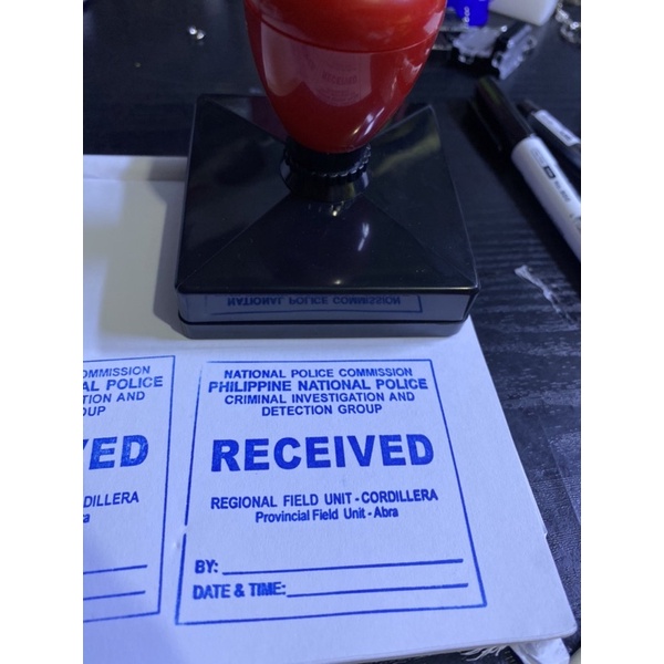 PERSONALIZED SELF INKING LOGO STAMP | Shopee Philippines