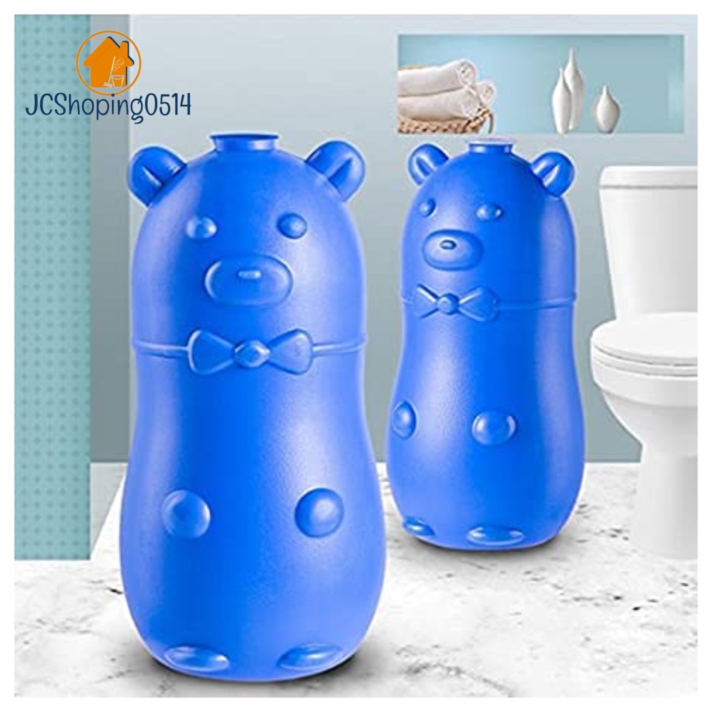 SHHM Cute Bear Flushing Toilet Bathroom Cleaner | Shopee Philippines