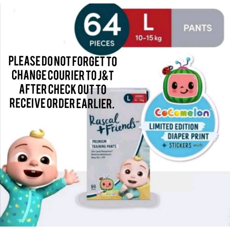 Rascal + Friends Cocomelon Edition- Large Pants with free collectible ...