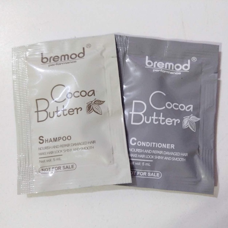 Bremod Cocoa Butter Shampoo and Conditioner 5ml | Shopee Philippines
