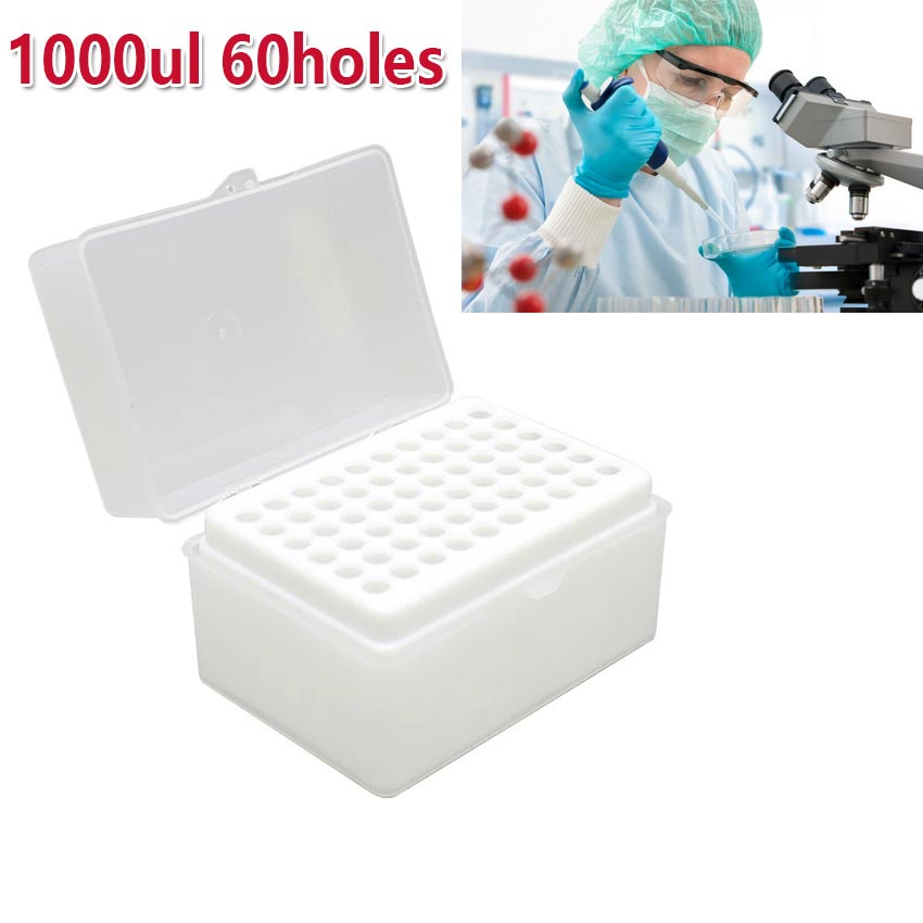 Plastic Pipette Tip box with 60holes for 1000ul Centrifuge Tube stand ...