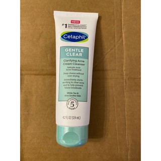 Cetaphil Gentle Clear, Clarifying Acne Cream Cleanser, Salicylic Acid Treatment 124ml | Shopee ...