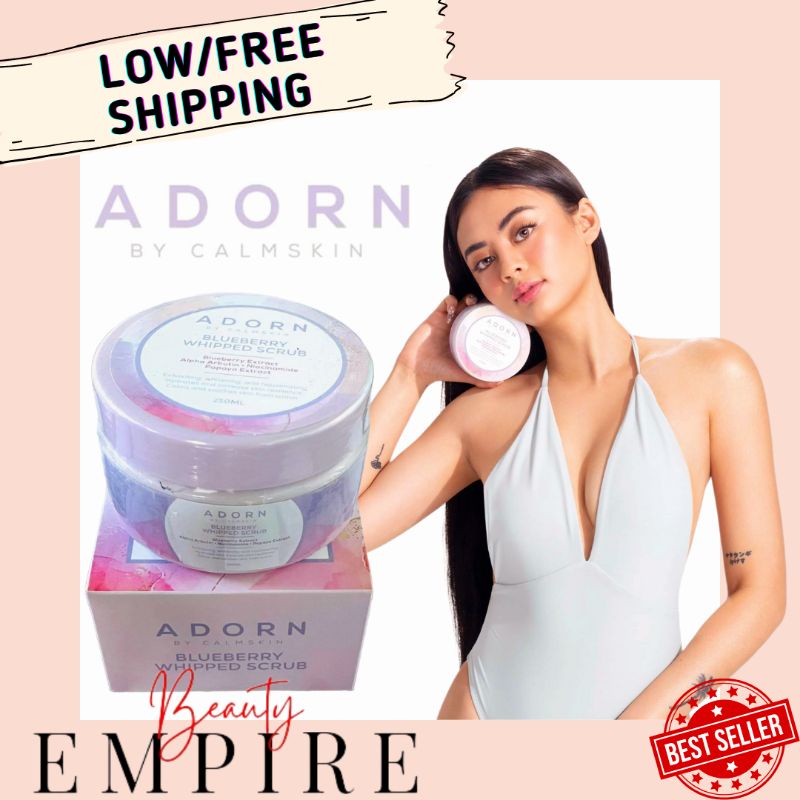 Adorn by Calmskin Blueberry Whipped Scrub 250ml | Shopee Philippines