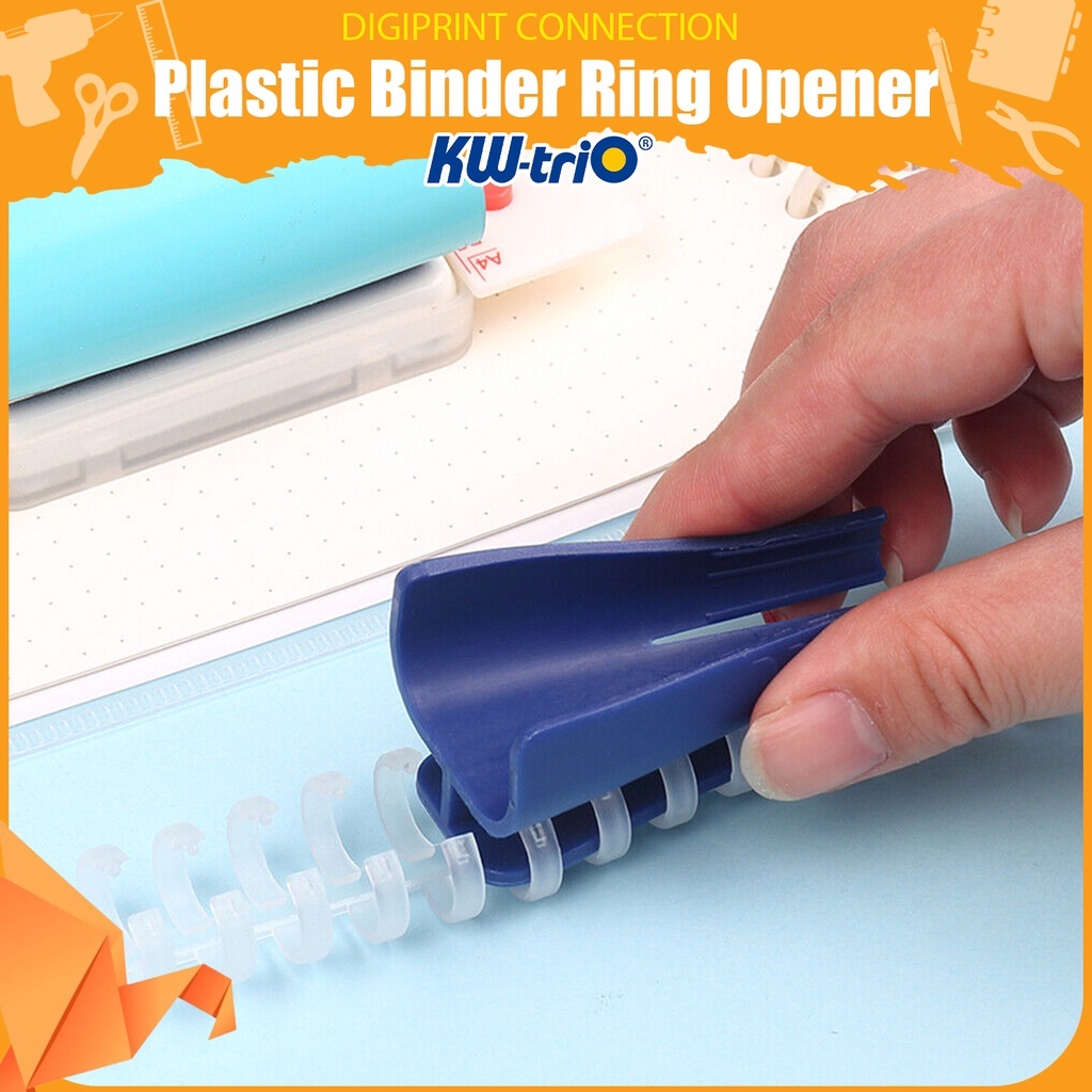 KW-trio Plastic Binder Ring Opener for Loose Leaf Binders Binding ...