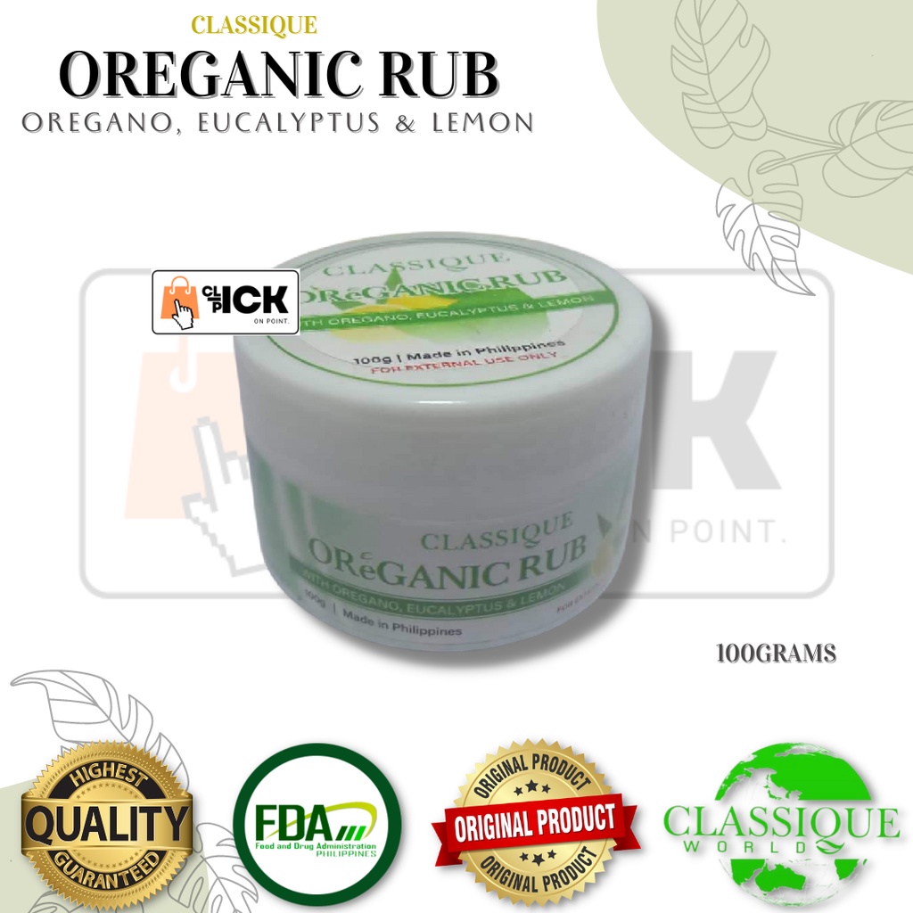 Oreganic Rub (100% Authentic) | Shopee Philippines