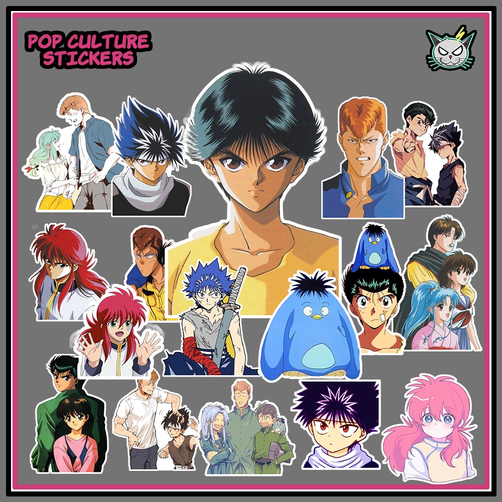 Anime - Ghost Fighter | Yuyu Hakosho Vinyl Sticker Pack - (15pcs ...