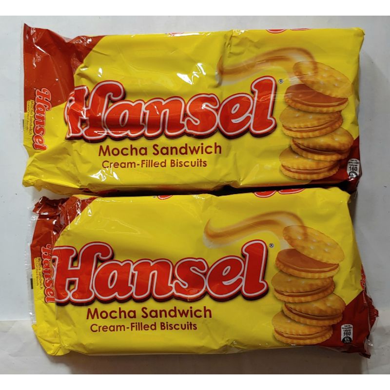 2 Pack Rebisco Hansel Sandwich Mocha 32gx10pcs | Shopee Philippines