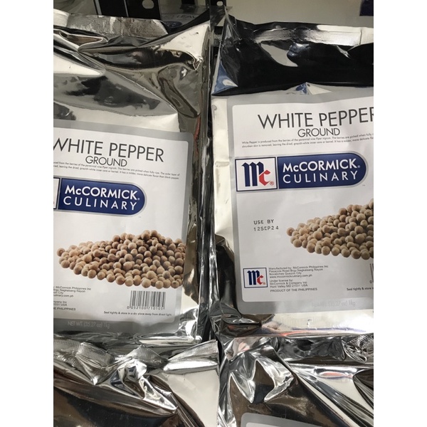 McCORMICK WHITE PEPPER GROUND 1kg | Shopee Philippines