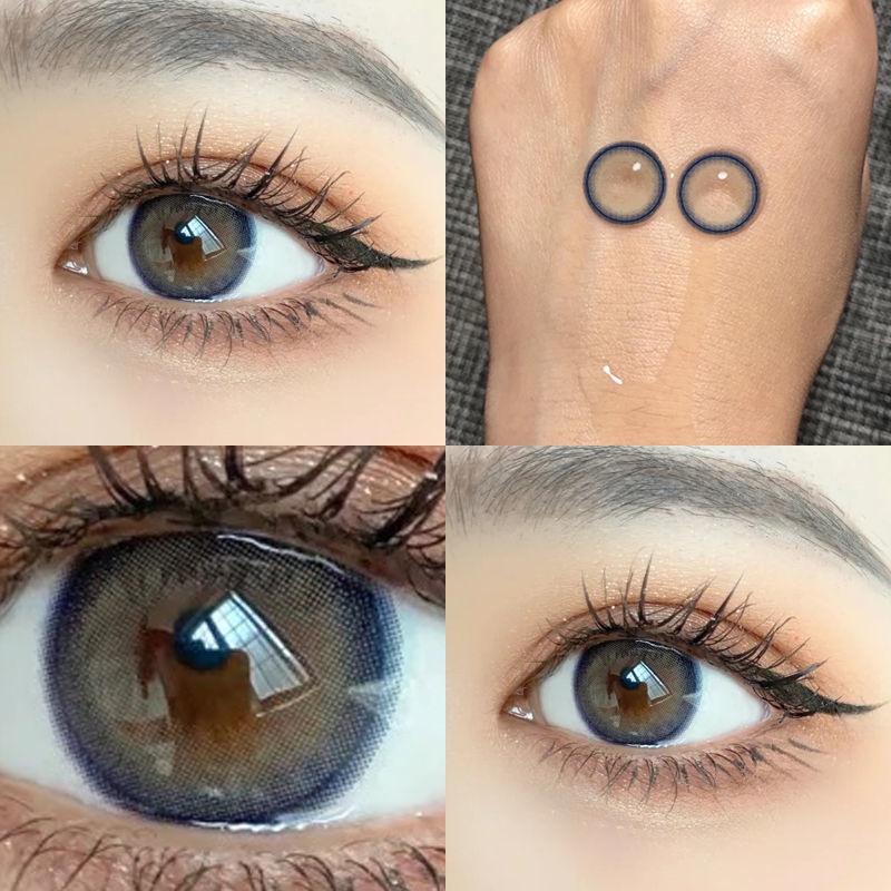 Mixed Color Contact Lenses with Case 0.00 Grade | Shopee Philippines