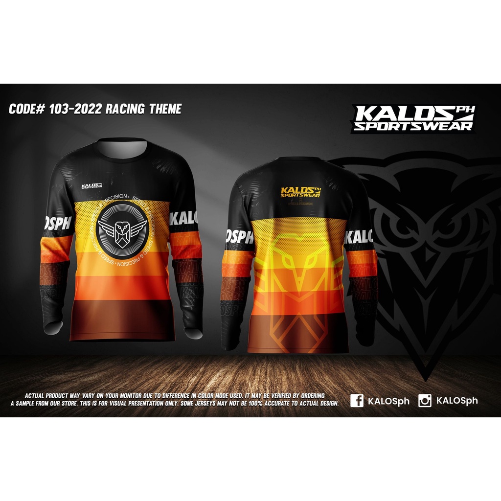 KALOSph RIDER LONG SLEEVES CODE # 103-2022 | Shopee Philippines