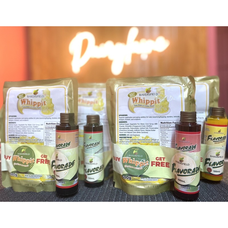 BAKERSFIELD Butter Whippit 500g W/ 100ML Flavorade | Shopee Philippines
