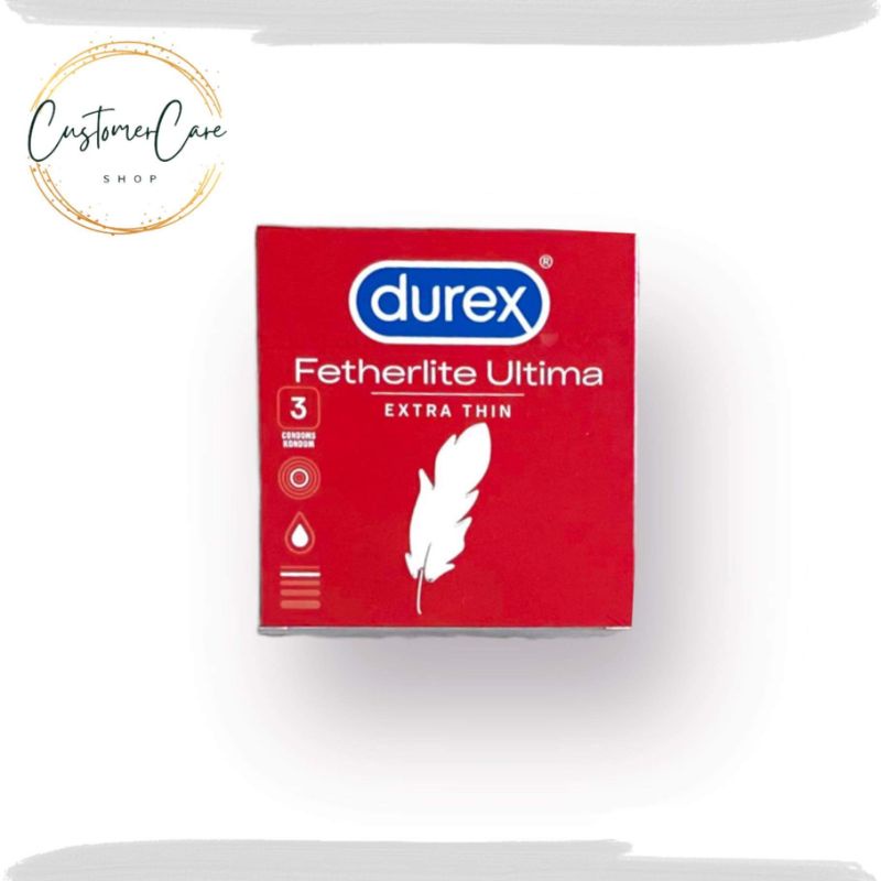 Durex Fetherlite Ultima Extra Thin Condom 3 Condoms per box | Shopee ...