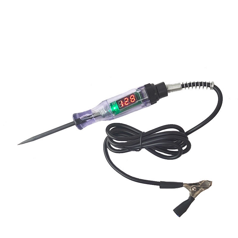 6V-24V DC Car Digital LCD Display Circuit Tester Long Probe Test Pen ...
