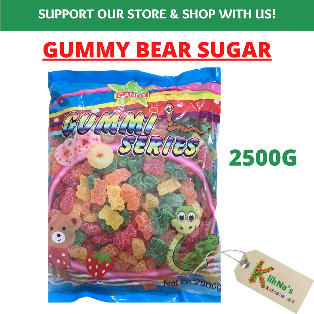 KlikNa's Negosyo Pack Gummy Candy 2.5Kilo Gummy Bear Sugar | Gummy ...