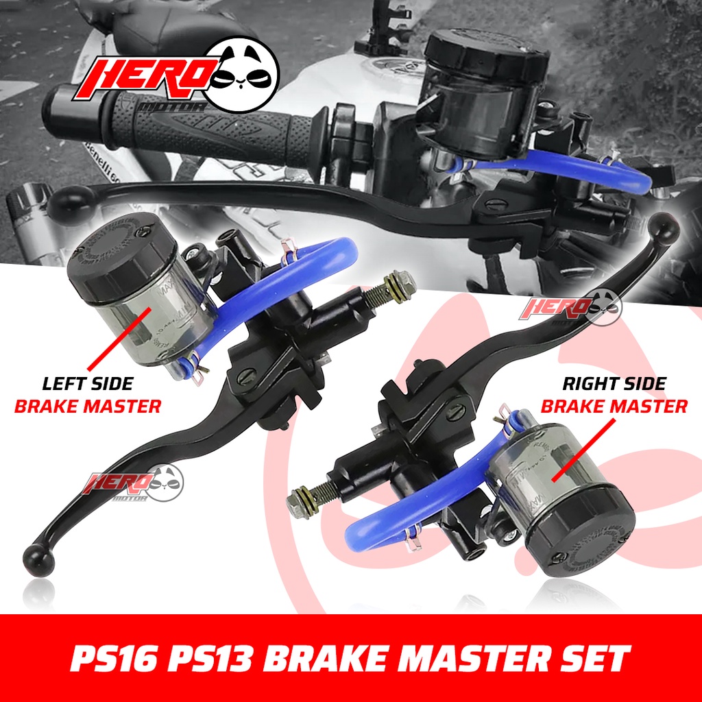 Brake Master Assembly with-Big Tank Ps16×Ps13 (1 set) Double tank made in Thailand | Shopee ...