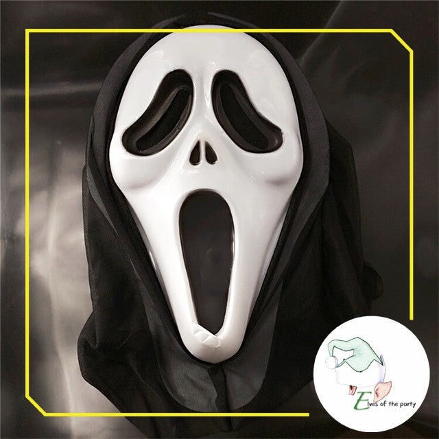 Scream Mask Skull Mask Phantom Mask Halloween Costume | Ghost | Shopee ...