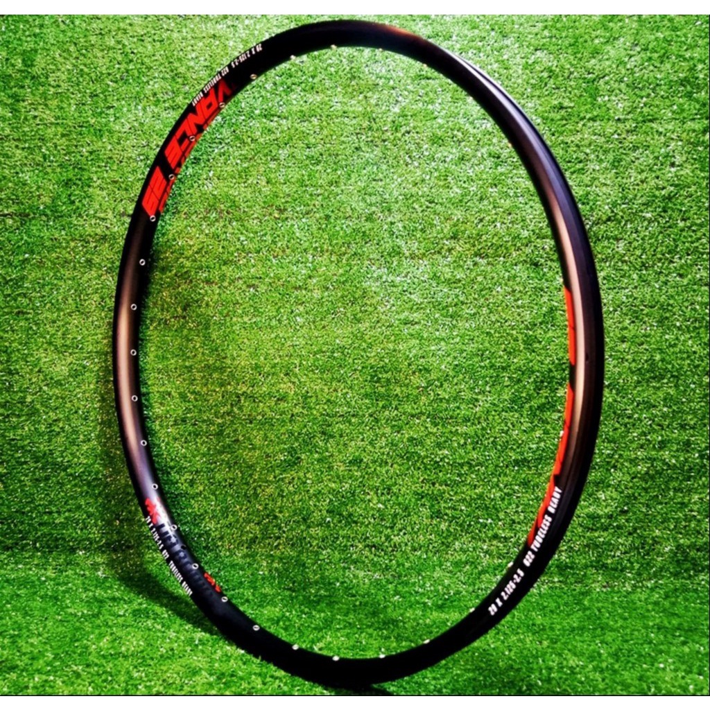 Da Bomb Advance 29 32H 35mm Rims Black/Red (Sold as Pair) (100% ...
