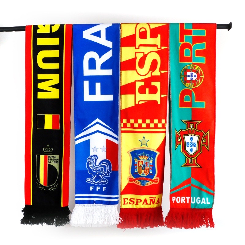 2022 Qatar World Cup Scarf World Cup Scarf Decoration World Cup Top 32 ...