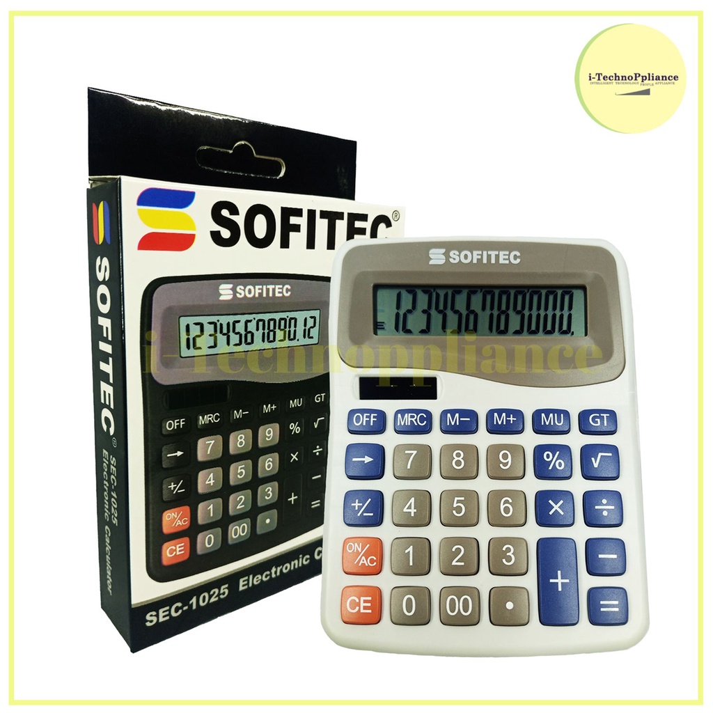 Electronic Solar 12 Digits Calculator Office Supplies With Free Aaa 0737