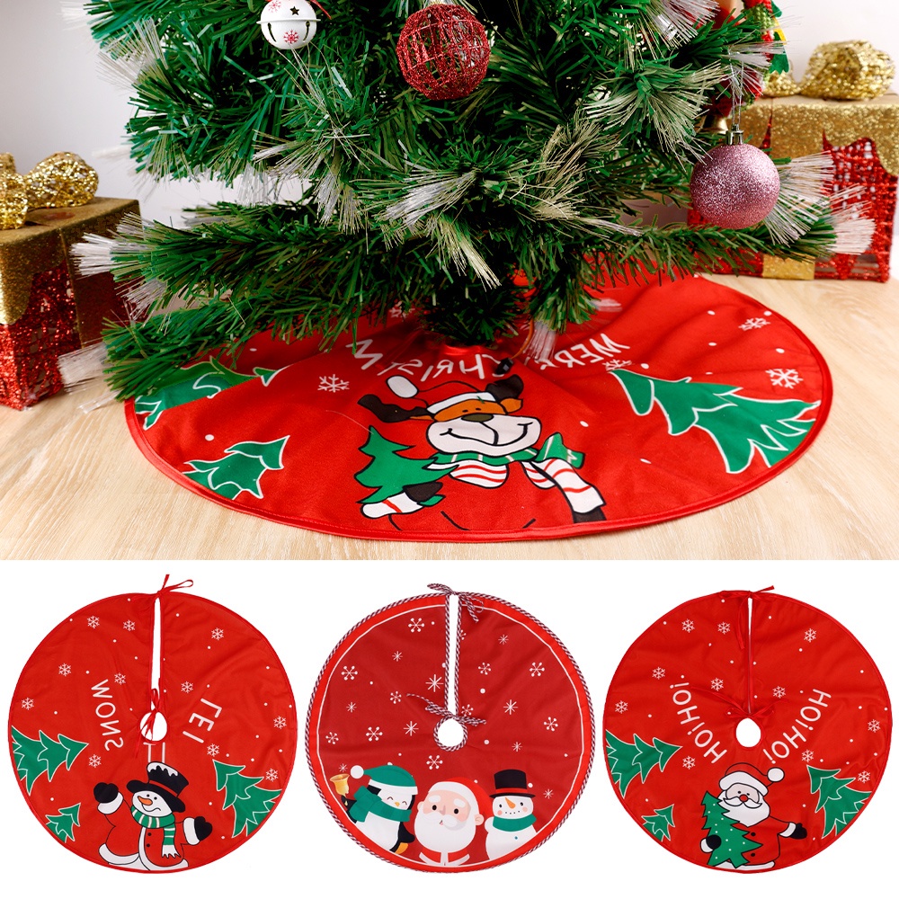 Christmas Tree Bottom Cover Trees Skirt/ Christmas DIY Decoration Xmas ...