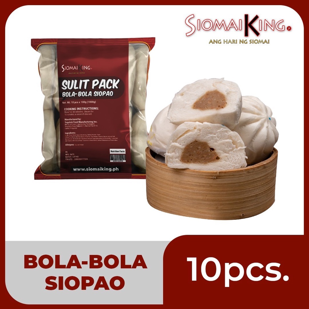 SIOMAI KING SULIT PACK BOLA-BOLA SIOPAO (FROZEN) | Shopee Philippines