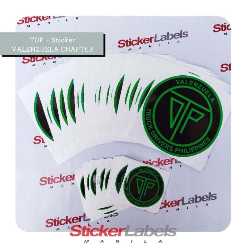 TDP Truck Drivers Philippines Vinyl Laminated Sticker PACK | Shopee ...