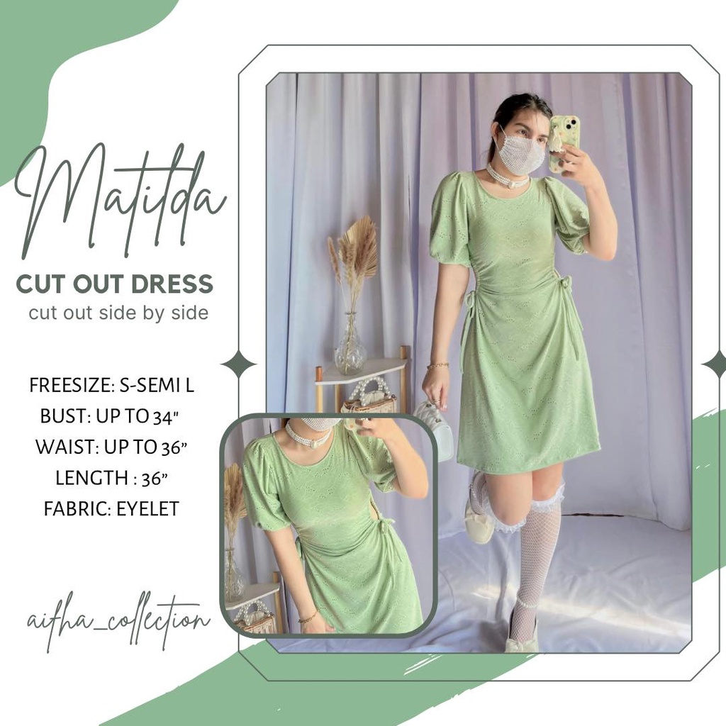 MATILDA CUT OUT DRESS | SEXY CASUAL DRESS | Shopee Philippines