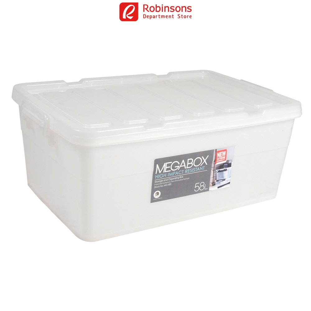 Megabox 58L Storage Box (Clear) | Shopee Philippines