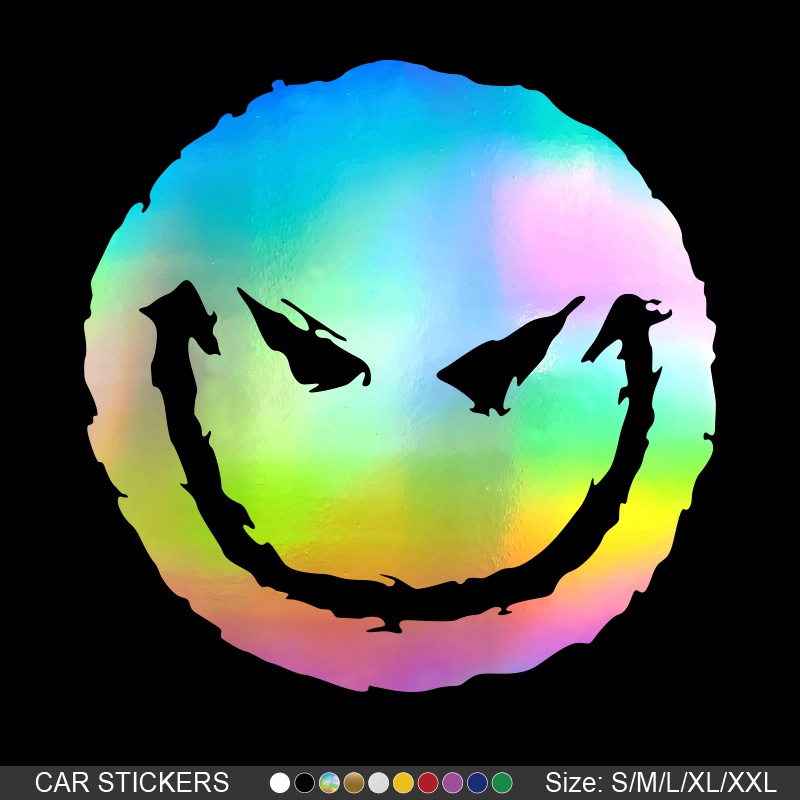 Personalized Smiley Faces Vinyl Car Stickers Cartoon Expression ...