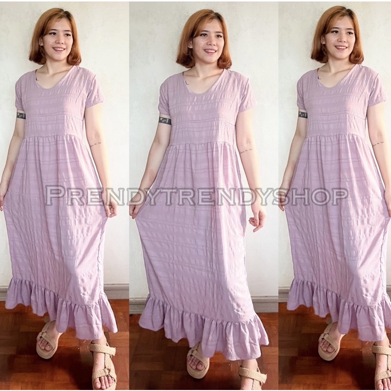 HARLEY MAXI RUFFLE DRESS ( LONG DRESS ) | Shopee Philippines