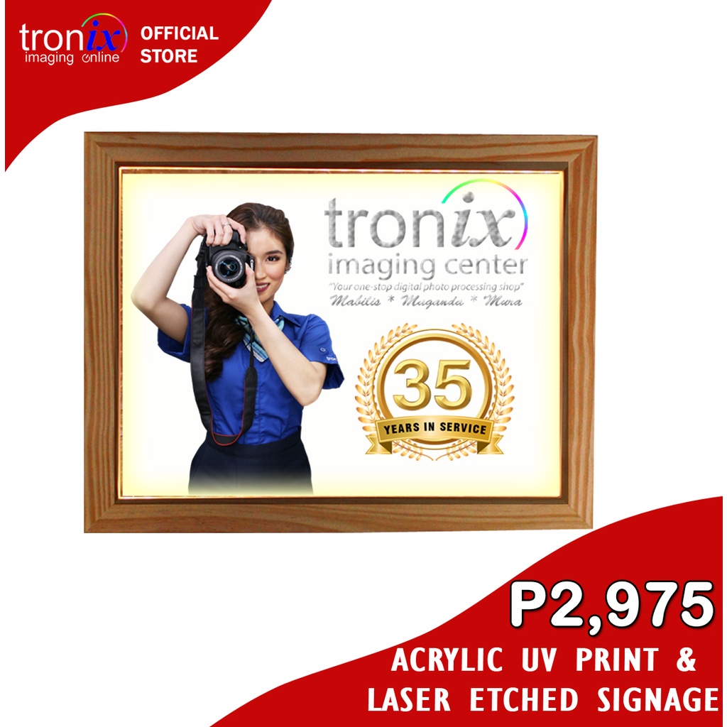 Tronix Imaging Personalized Led Signage Free Edit & Layout A3 Size ...