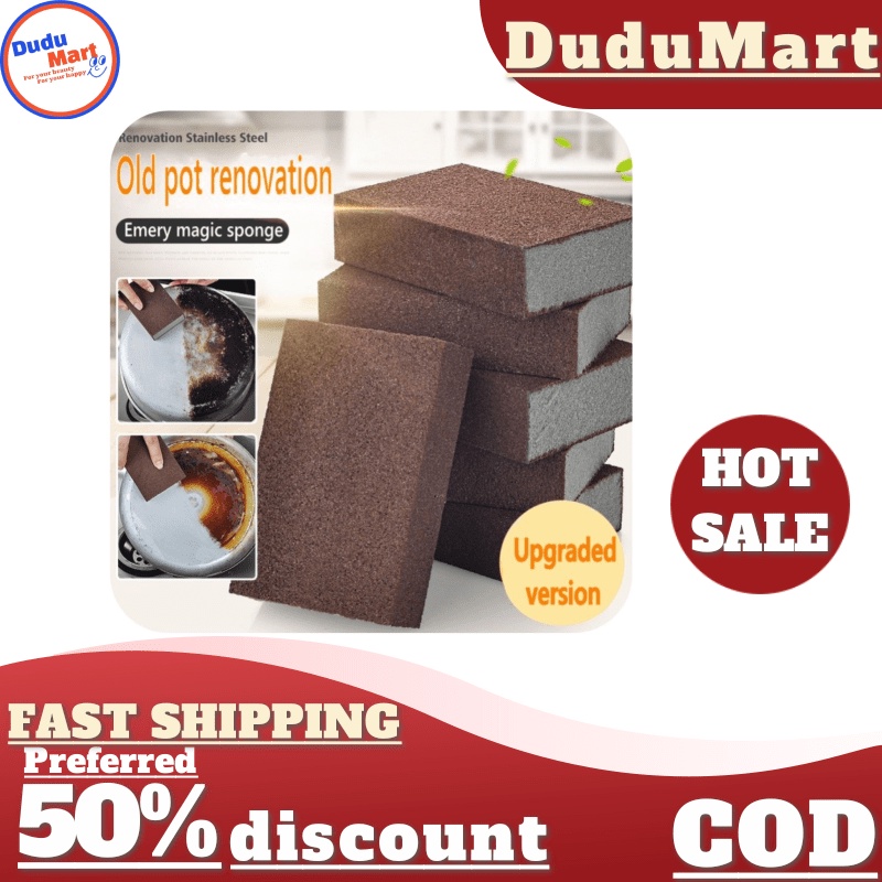 DuduMart (1 pcs) Melamine Sponge Kitchen Nano Emery Magic Sponge ...