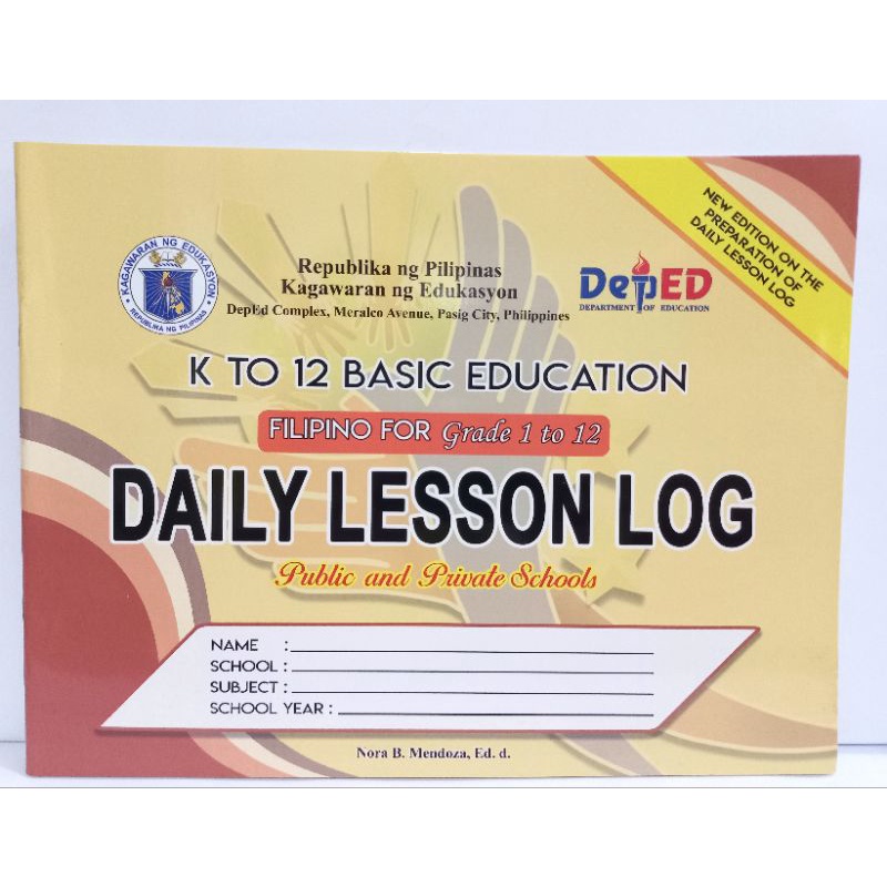 Daily Lesson Log Filipino for Grade 1 to 12 | Shopee Philippines