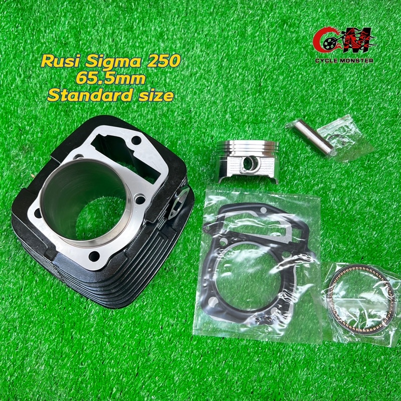 cylinder block set rusi sigma 250 65.5mm standard size | Shopee Philippines