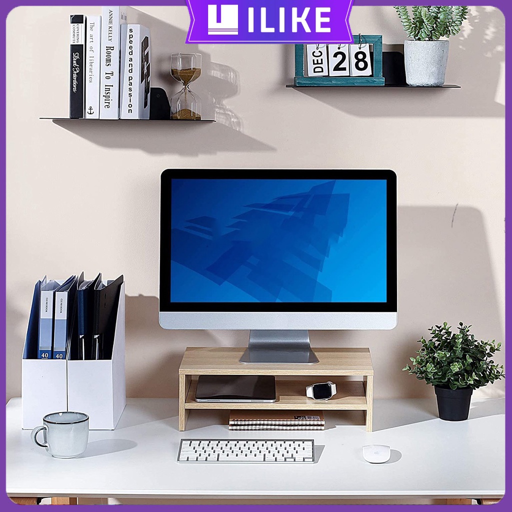 Computer Monitor Screen Increased Rack Desktop Rack Monitor Rack Riser ...