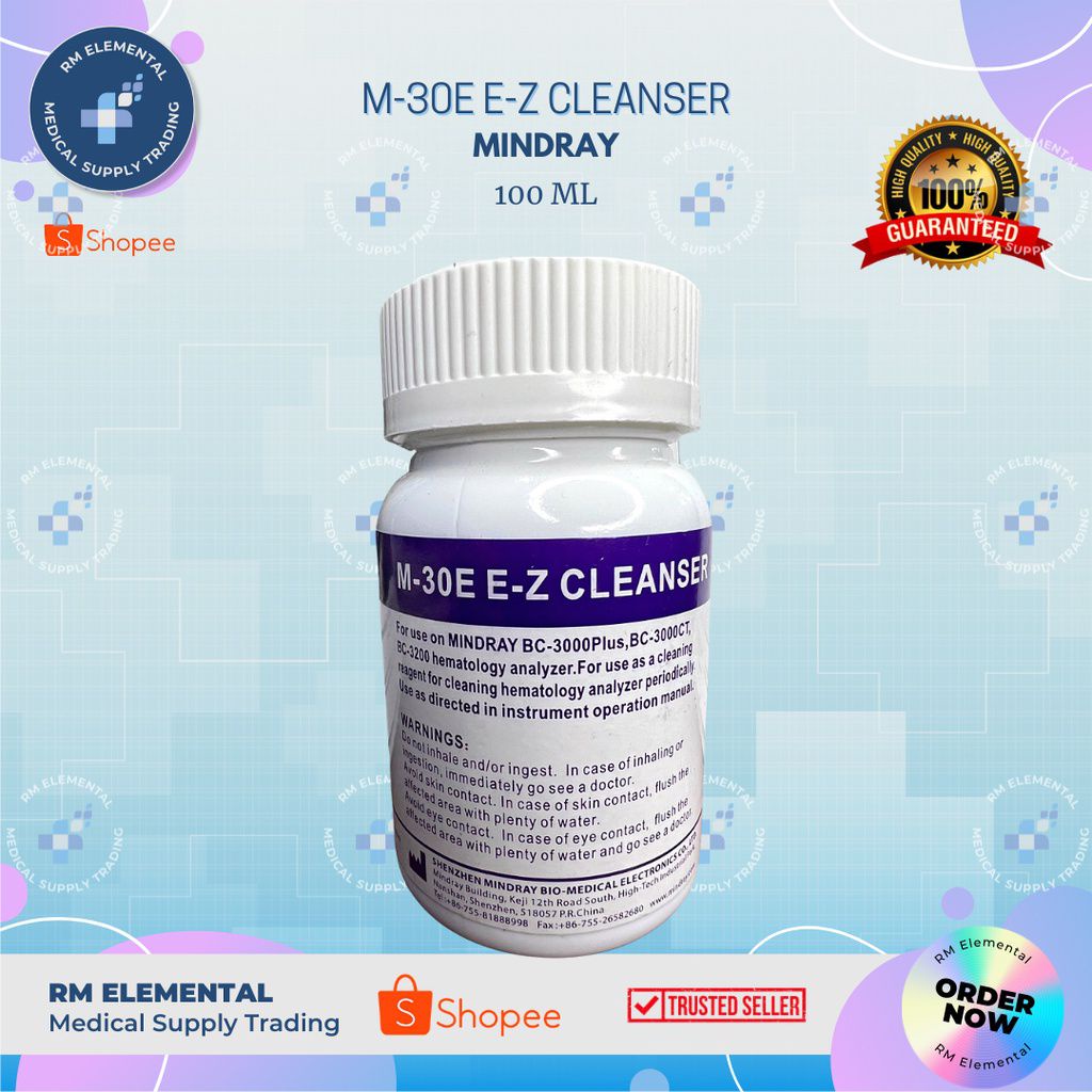MINDRAY M-30E E-Z Cleanser 100 ml | Shopee Philippines