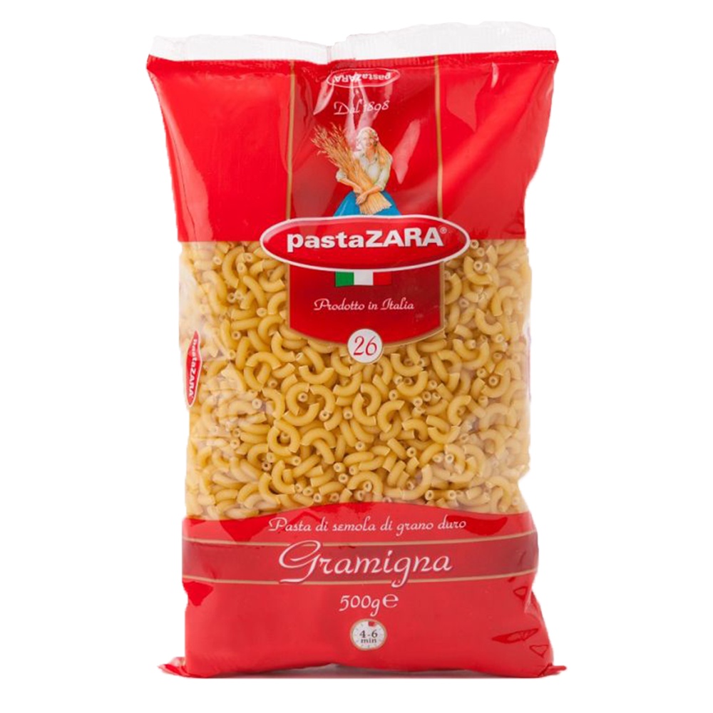Pasta Zara Gramigna #26 Elbow Macaroni Pasta 500g | Shopee Philippines