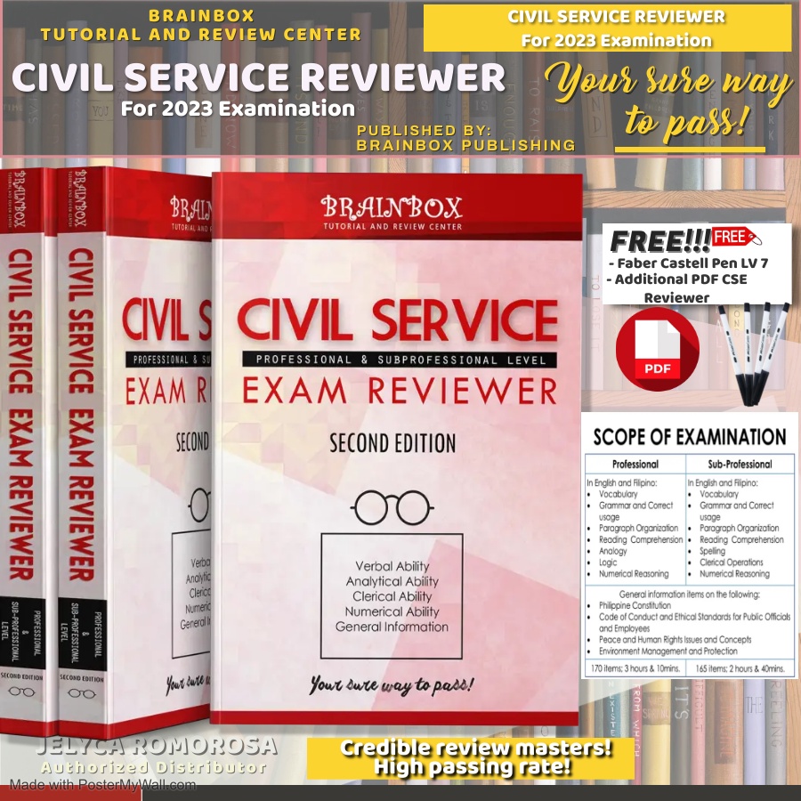 CIVIL SERVICE REVIEWER 2023 Online Shop Shopee Philippines