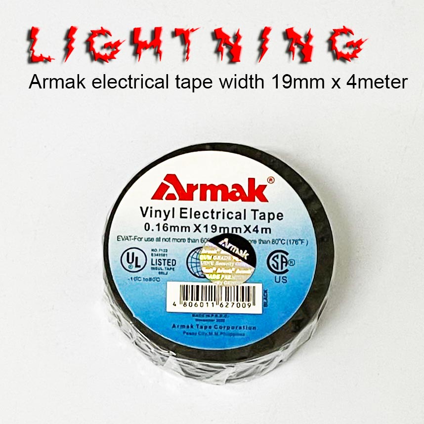 Armak electrical tape width 19mm x 4meter | Shopee Philippines