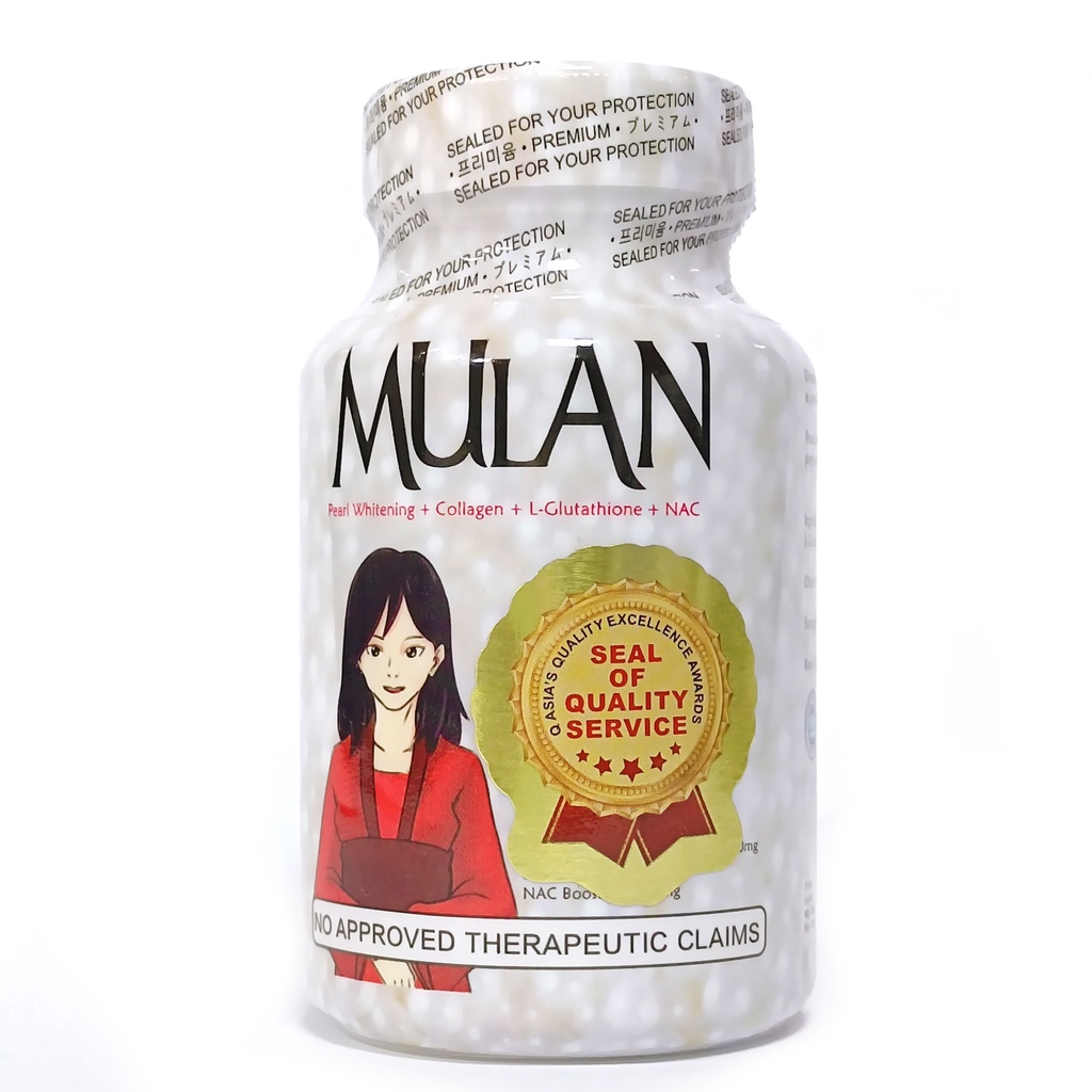 MULAN 4 in 1 Whitening X30 500mg, 60 Capsules | Shopee Philippines
