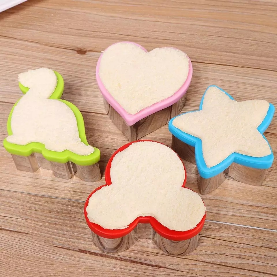 Stainless Steel Food Cutter Cute Shapes Sandwich Cutter Bread Toast ...