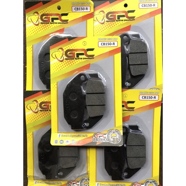 GPC BRAKE DISC PAD FOR CB150-R,CBR150-R,CBR150, CRF150,GSX-R150,GSX ...