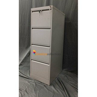4 Layer Vertical Cabinet with Safety Vault, Lockable Filing cabinet ...