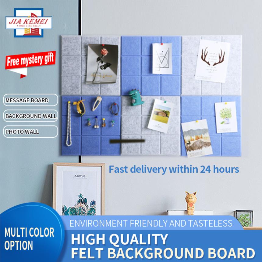 COD 30x30cm Felt Background Message Board Photo Wall DIY Wall ...