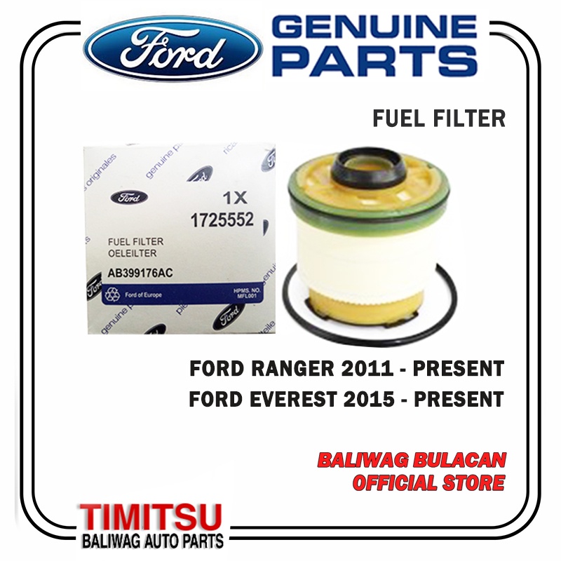 FUEL FILTER FORD RANGER 2011-UP / FORD EVEREST 2015-UP PART NO ...
