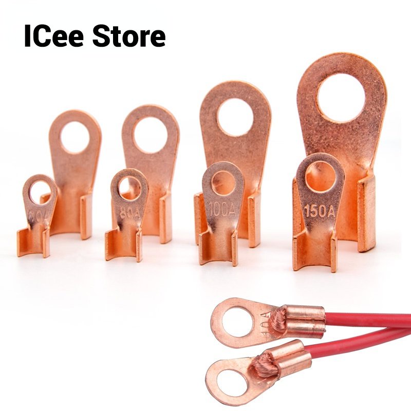 10Pcs OT Terminal Copper Cable Connector Terminal Crimping Ring Cable ...
