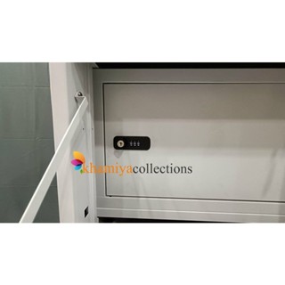 4 Layer Vertical Cabinet with Safety Vault, Lockable Filing cabinet ...