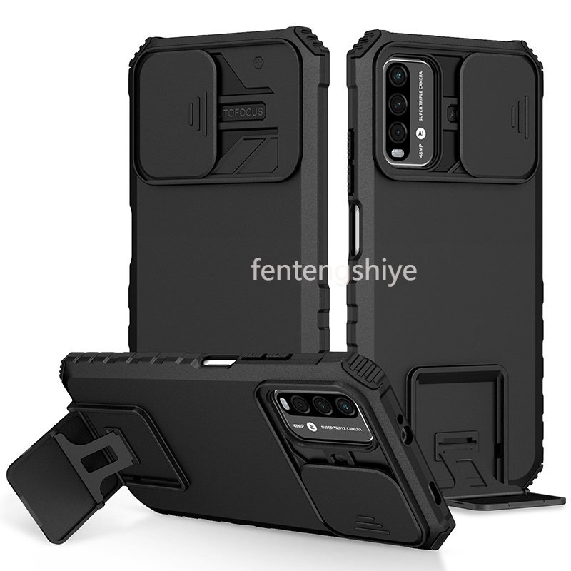 Casing For Redmi 9T 9 9A 9C 9i 10C 10 2022 Shockproof Case Push Pull ...
