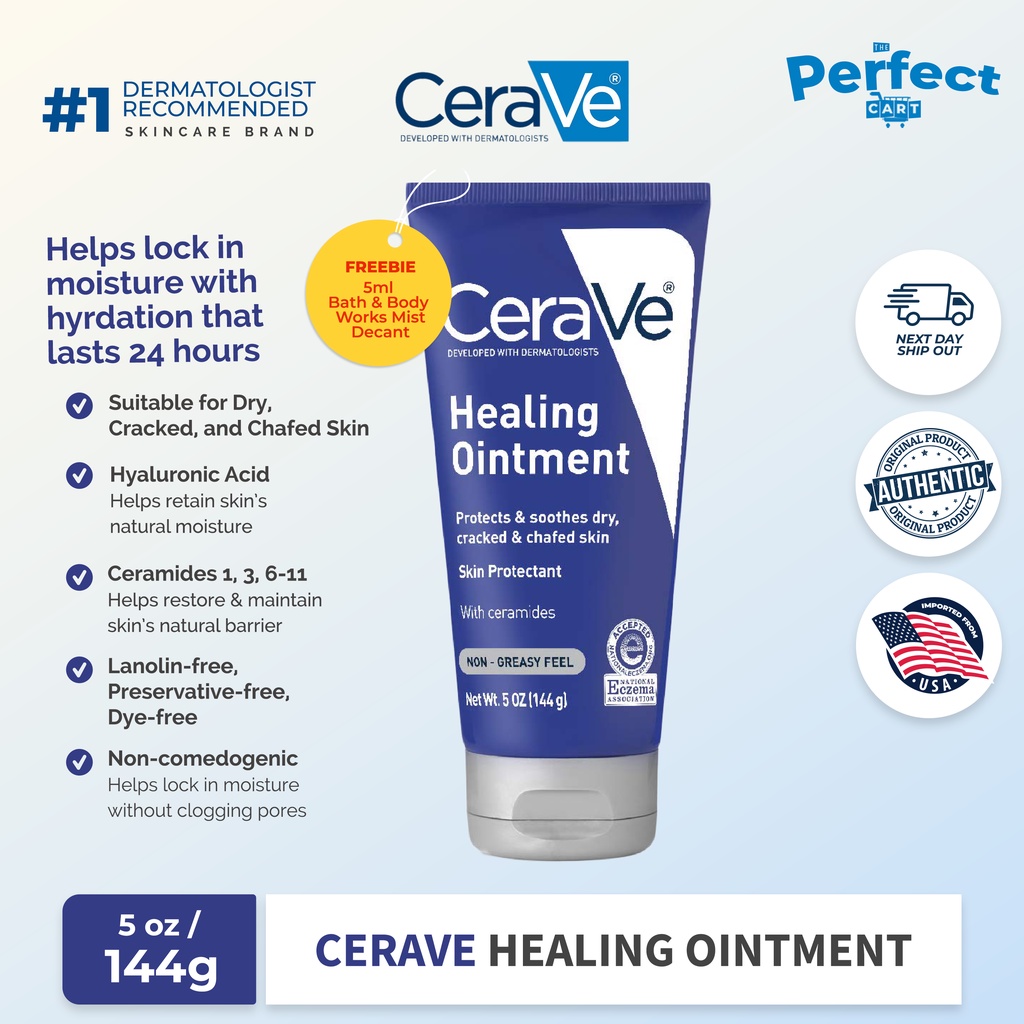 Cerave Healing Ointment 5 oz (144g) | Shopee Philippines
