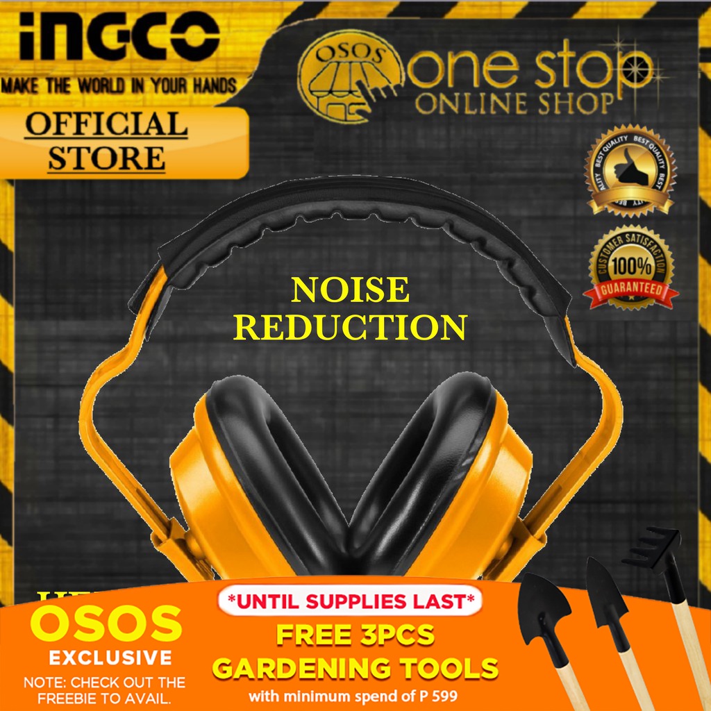 Ingco Original Soundproof Ear Protector Earmuffs Noise Reduction HEM01 ...